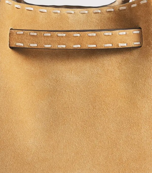 Tory Burch Small Suede Romy Bucket Bag