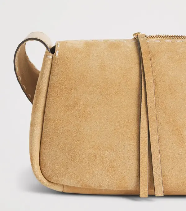 Tory Burch Small Romy Shoulder Bag - Beige