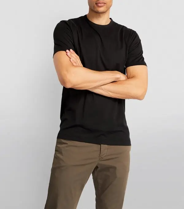 Sunspel Supima Cotton Classic T-shirt - Black