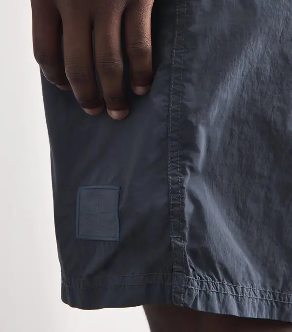 Stone Island Recycled Ghost Logo Shorts - Blue