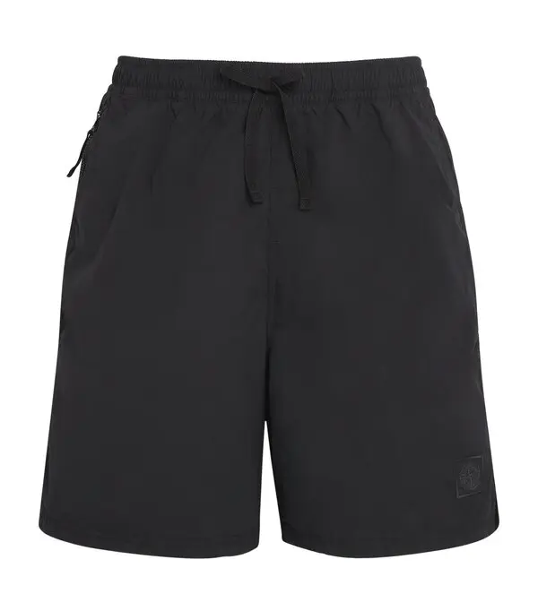 Stone Island Recycled Ghost Logo Shorts - Black