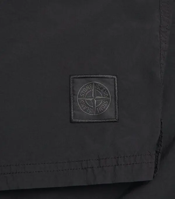 Stone Island Recycled Ghost Logo Shorts - Black