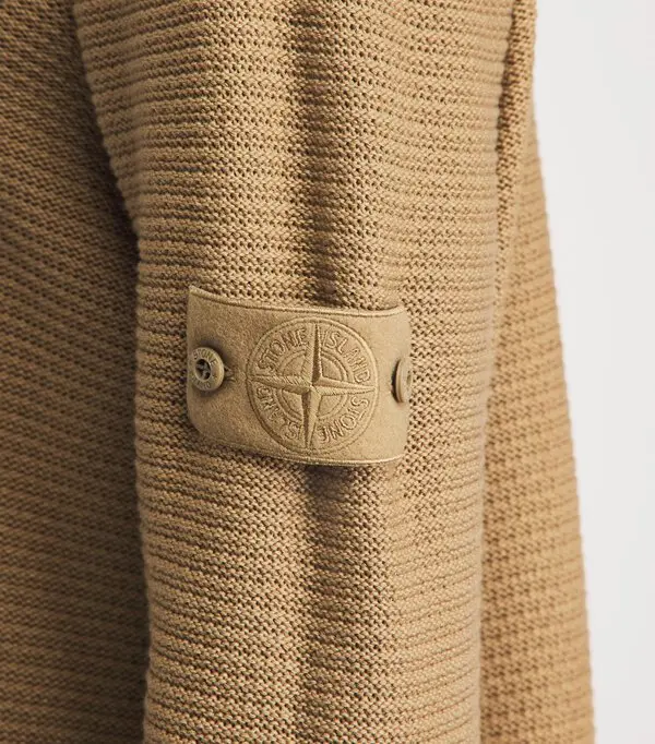 Stone Island Cotton-cashmere Ghost Sweater - Beige