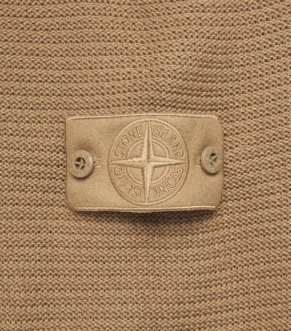 Stone Island Cotton-cashmere Ghost Sweater - Beige