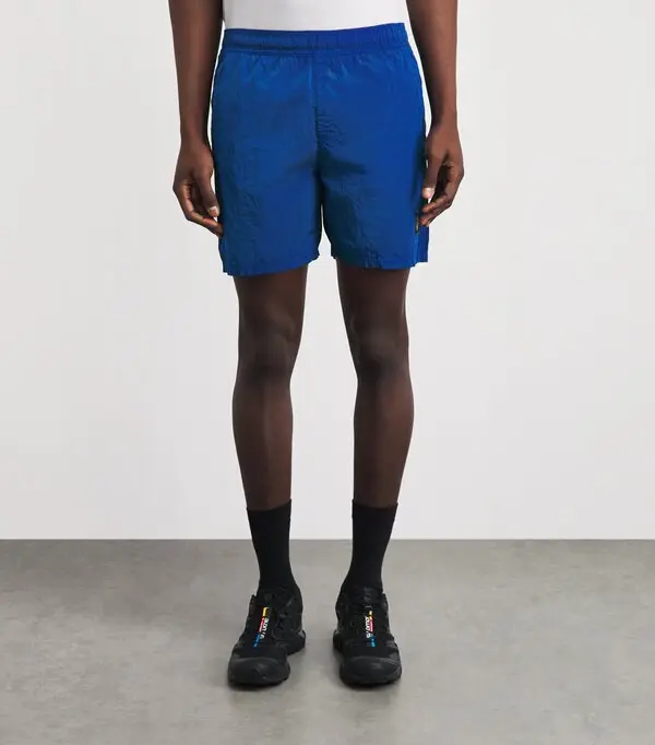 Stone Island Recycled Logo Swim Shorts - Blue