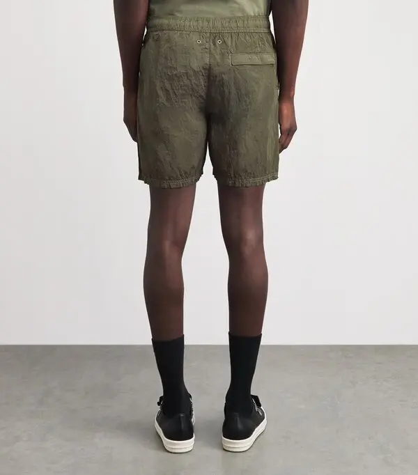 Stone Island Recycled Logo Swim Shorts - Green