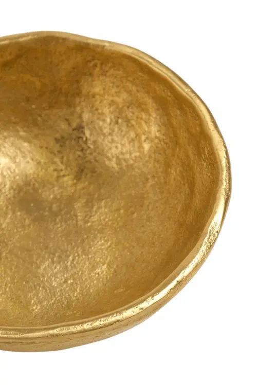 ZSA ZSA ZSU Lotus Brass Decorative Object Set 2 Pcs Set