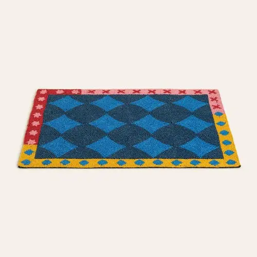 ZSA ZSA ZSU Dadri Beadded Placemat Geometric 12x16