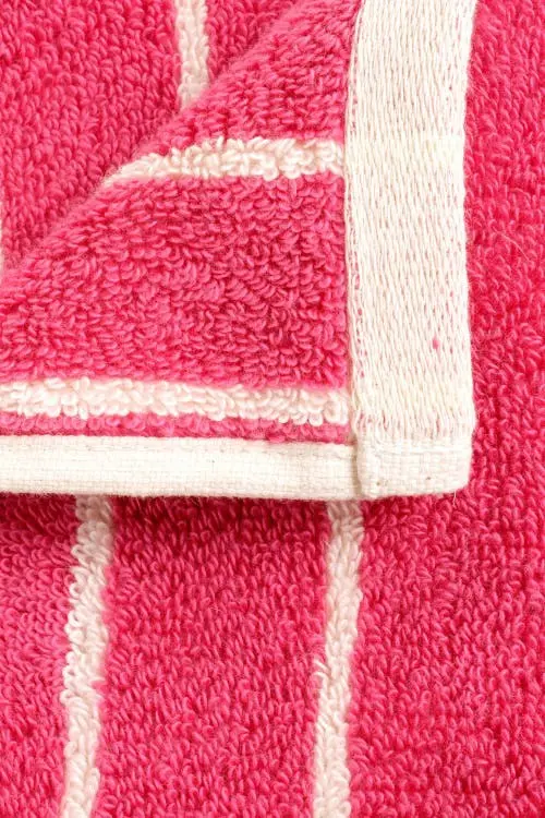 ZSA ZSA ZSU Solid Wide Striped Yarn-dyed 100% Cotton Towel 3-pcs Set