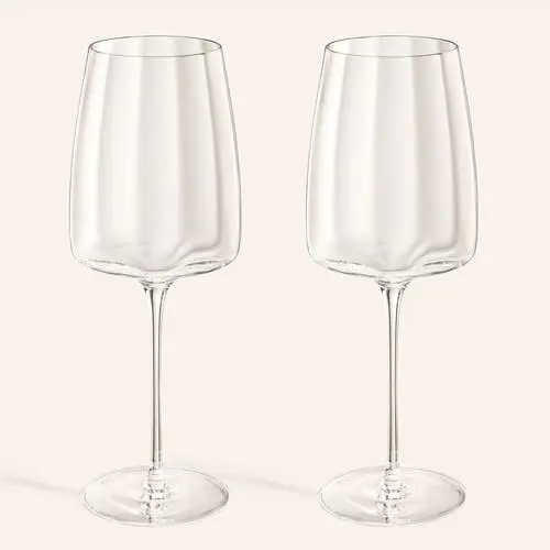ZSA ZSA ZSU Poznan Glass Red Wine Glass 22 Oz Transparent Set Of 2 - Clear