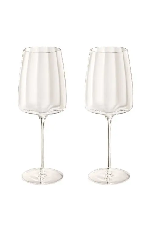 ZSA ZSA ZSU Poznan Glass Red Wine Glass 22 Oz Transparent Set Of 2 - Clear