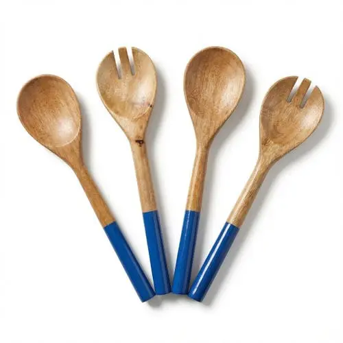ZSA ZSA ZSU Lakri Mango Tree Salad Serving Spoon Set Of 2