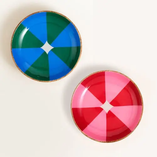 ZSA ZSA ZSU Lakri Mango Wood Bowl Set Of 2