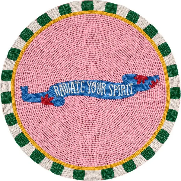 ZSA ZSA ZSU Dadri Beadded Placemat Spirit 14
