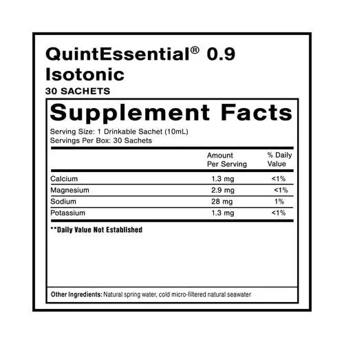QUICKSILVER SCIENTIFIC Quintessential Isotonic Sea Water Liquid Supplement