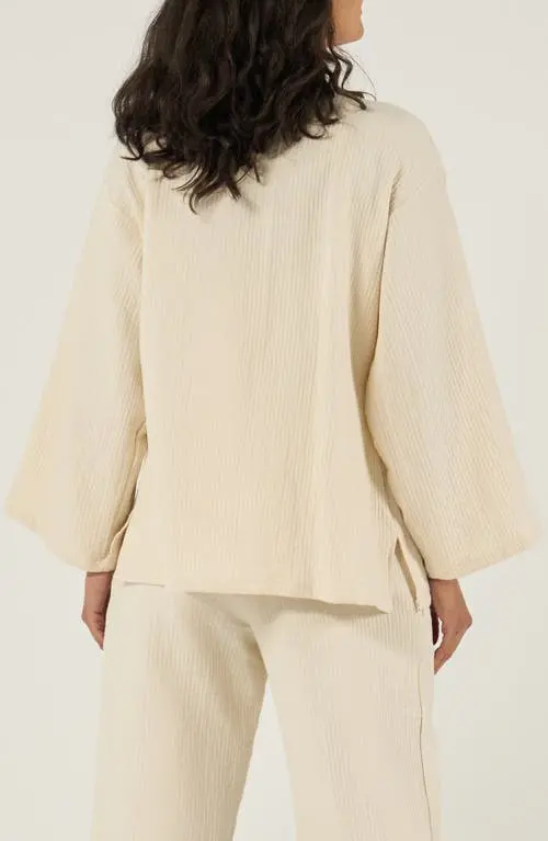 CACHE COEUR Maternity And Nursing Kimono Jacket - Natural