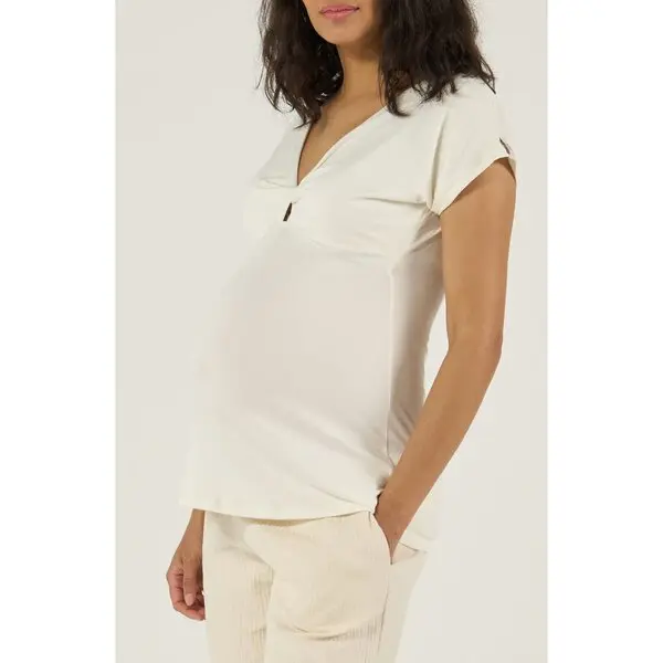 CACHE COEUR Célia Maternity And Nursing Top - Natural