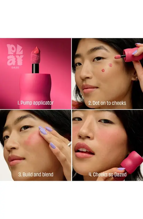 BENEFIT COSMETICS Play Daze Airy Soft Matte Liquid Blush - Chili