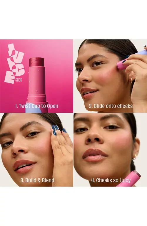 BENEFIT COSMETICS Juice Stick Dewy Gel Cream Blush - Foxxy