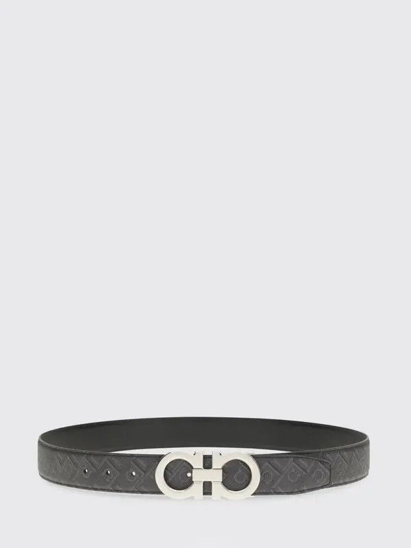 FERRAGAMO Gancini Belt - Black