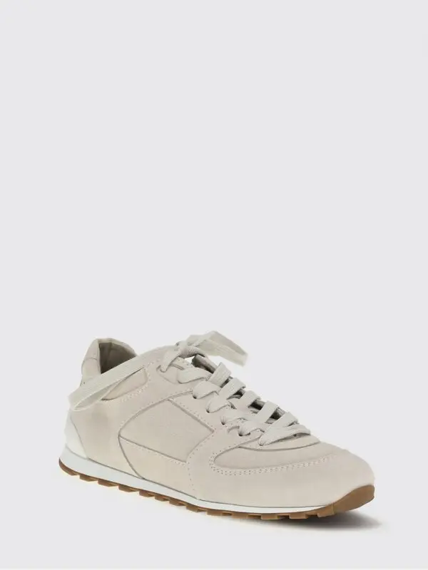 Brunello Cucinelli Lace-up Sneakers - Ivory