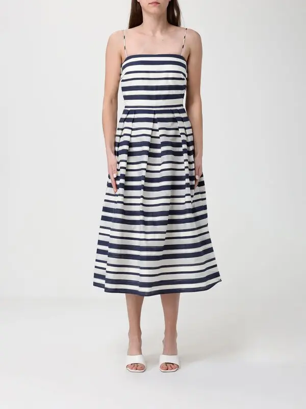 Ralph Lauren Striped Midi Dress