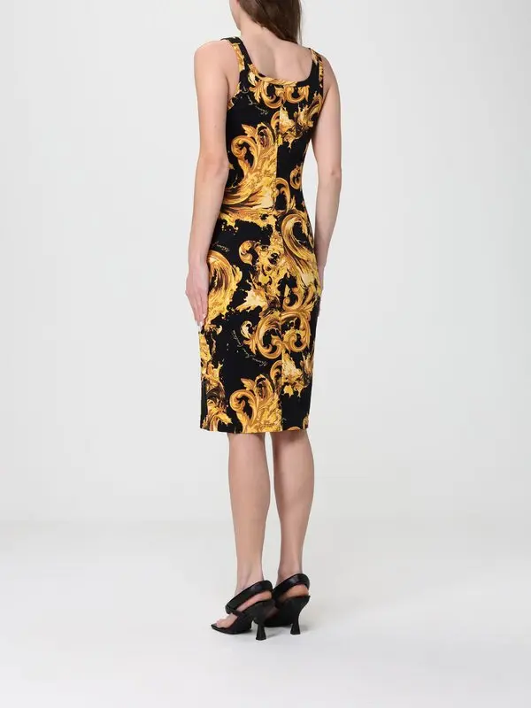 Versace Barocco Print Dress
