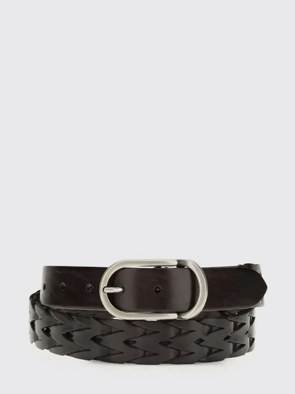 Brunello Cucinelli Braided Belt - Brown