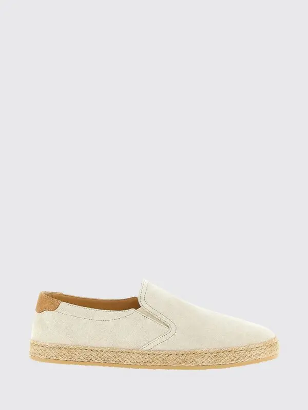 Brunello Cucinelli Suede Espadrilles - Cream