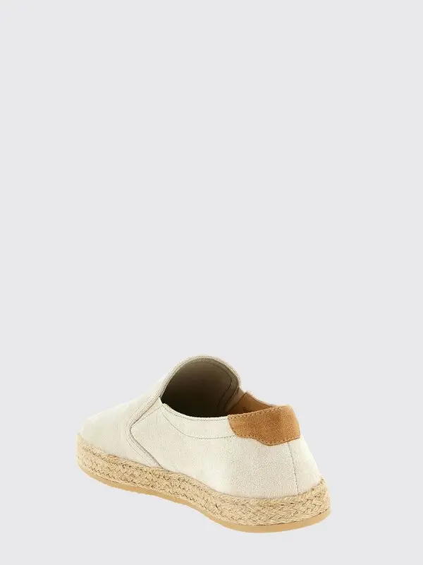 Brunello Cucinelli Suede Espadrilles - Cream