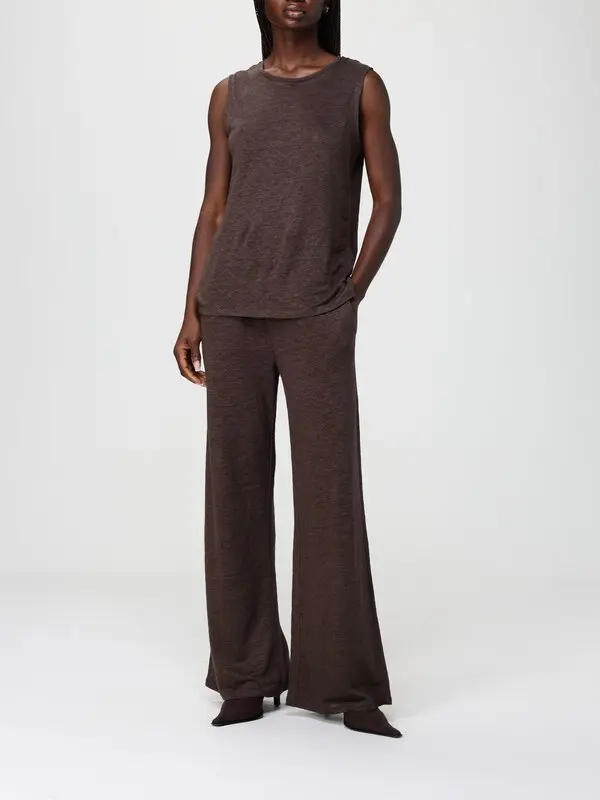 KANGRA Wide Leg Trousers - Coffee