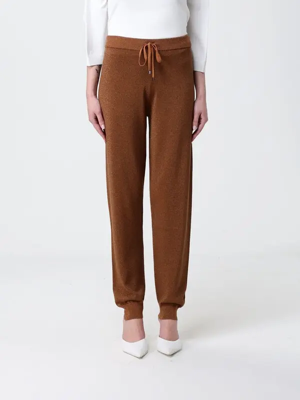 KANGRA Cotton Knit Pants - Brown