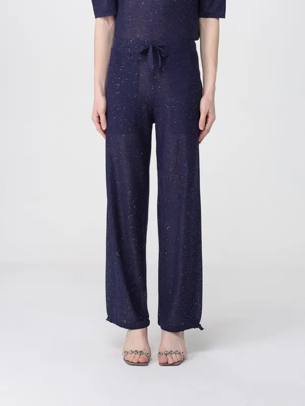 KANGRA Knit Trousers - Blue