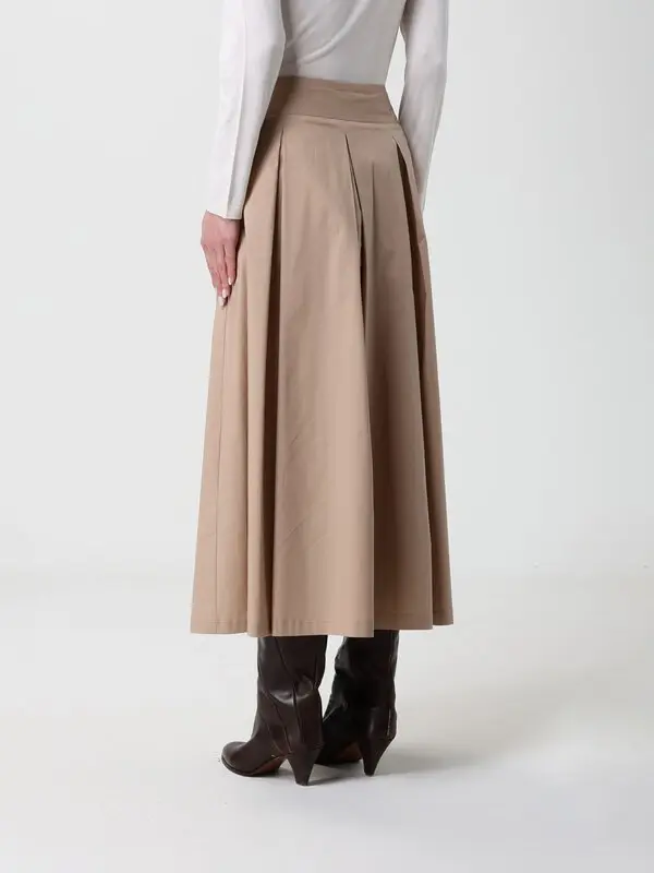 KANGRA Pleated Midi Skirt