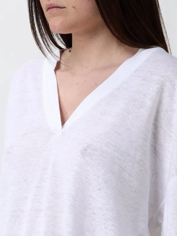 KANGRA V-neck Pullover - White