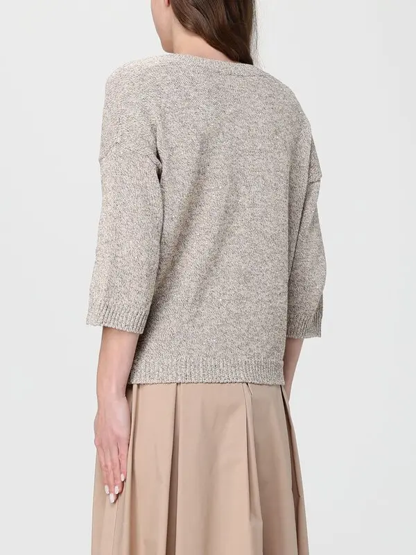 KANGRA V-neck Knit Sweater - Camel