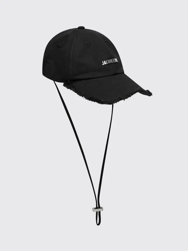 Jacquemus Embroidered Baseball Cap - Black
