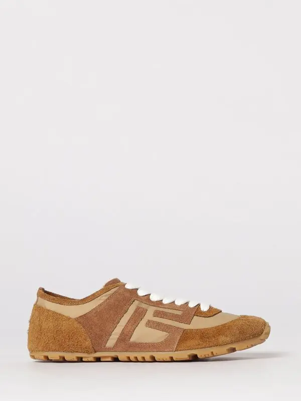 Balmain Racer 45 Sneakers In Suede And Nylon