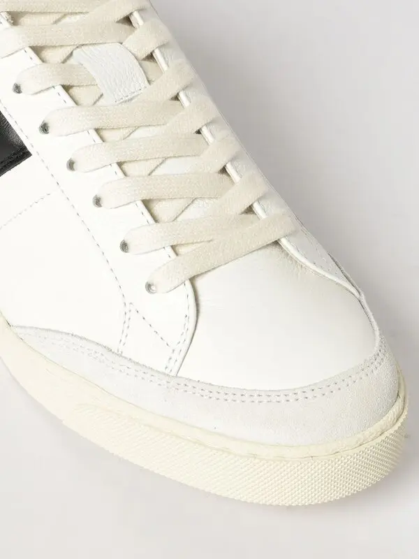 TOM FORD Leather And Suede Sneakers - White
