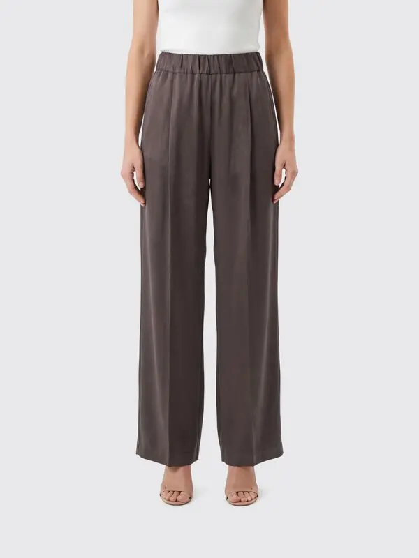 SEMICOUTURE Wide-leg Trousers - Cocoa