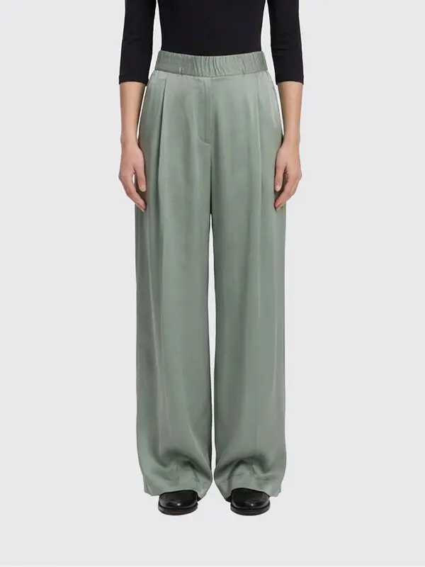 SEMICOUTURE Wide Leg Trousers - Green