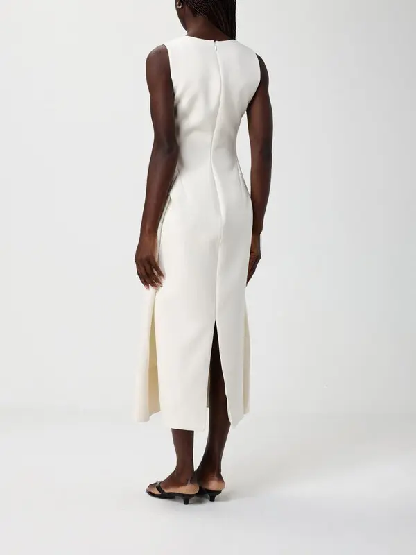 Jacquemus Polyester Midi Dress - White