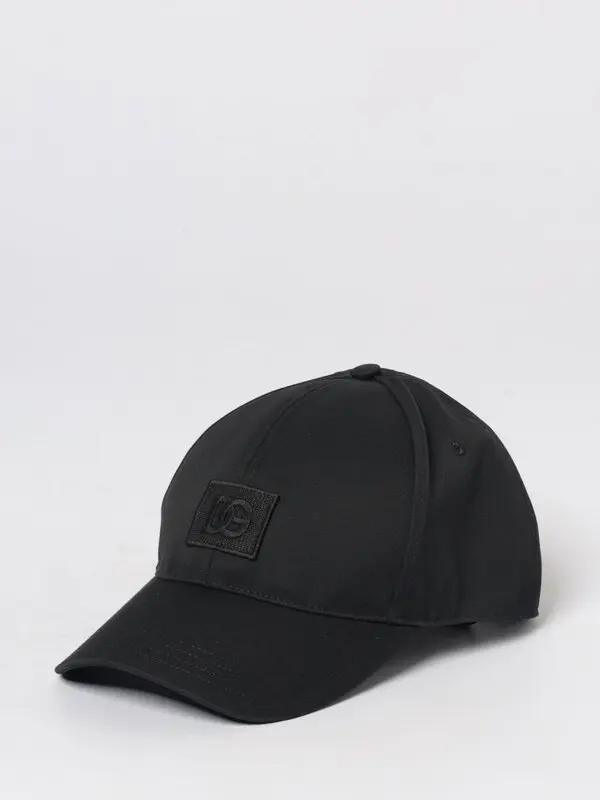 Dolce & Gabbana Baseball Cap With Logo - Black