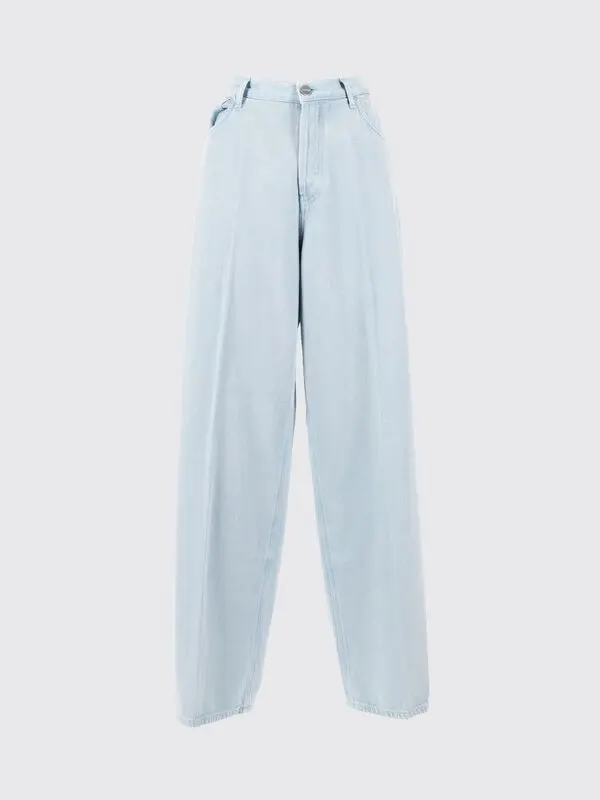 DONDUP Straight Leg Jeans - Gnawed Blue