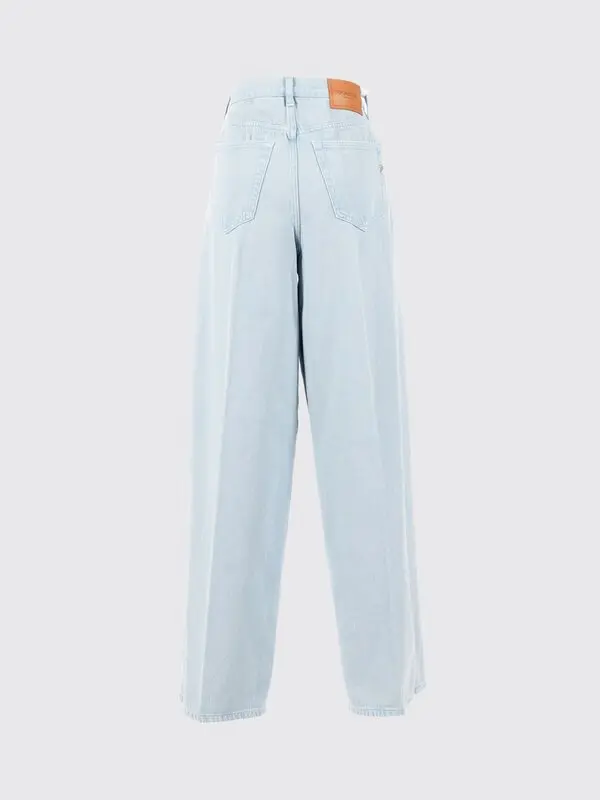 DONDUP Straight Leg Jeans - Gnawed Blue