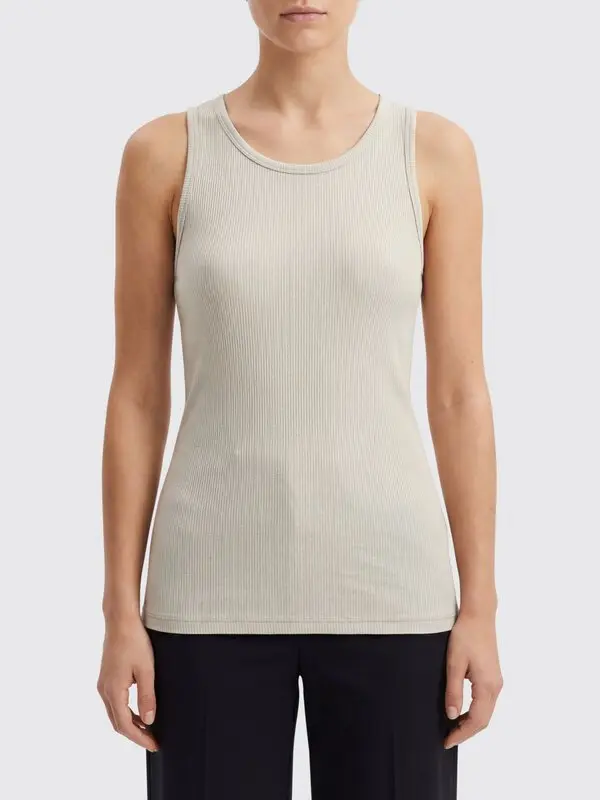 Filippa K Ribbed Tank Top - Kaki