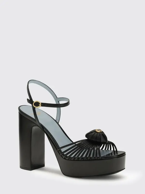 Valentino Garavani Platform Heeled Sandals - Black