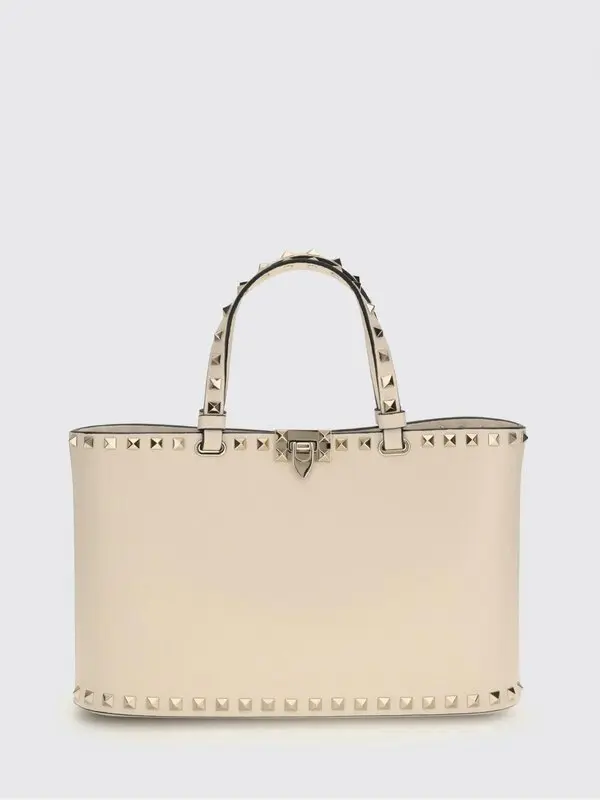 Valentino Garavani Studded Handbag - Ivory