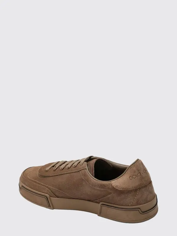 Dolce & Gabbana Portofino Light Suede Sneakers - Brown