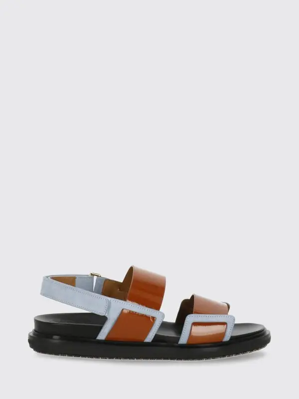 Marni Heeled Sandal - Brown
